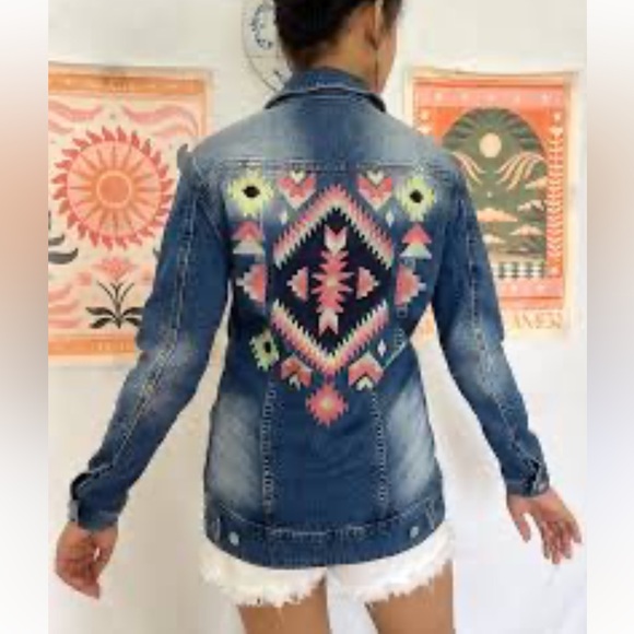 LuLaRoe | Jackets & Coats | 24 Xl Jean Jacket Denim Lularoe Extra Large ...